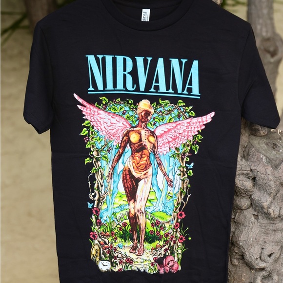 Tops | Nirvana Graphic Tee | Poshmark